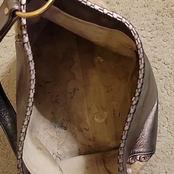 Treesje | Bags | Treesje Metallic Gold Rawhide Tote | Poshmark